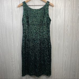 SD Collection | Dresses | Green Sparkly Tight Fitting Dress | Poshmark